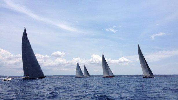 Ranger takes line honours in J Class race during first day of ...